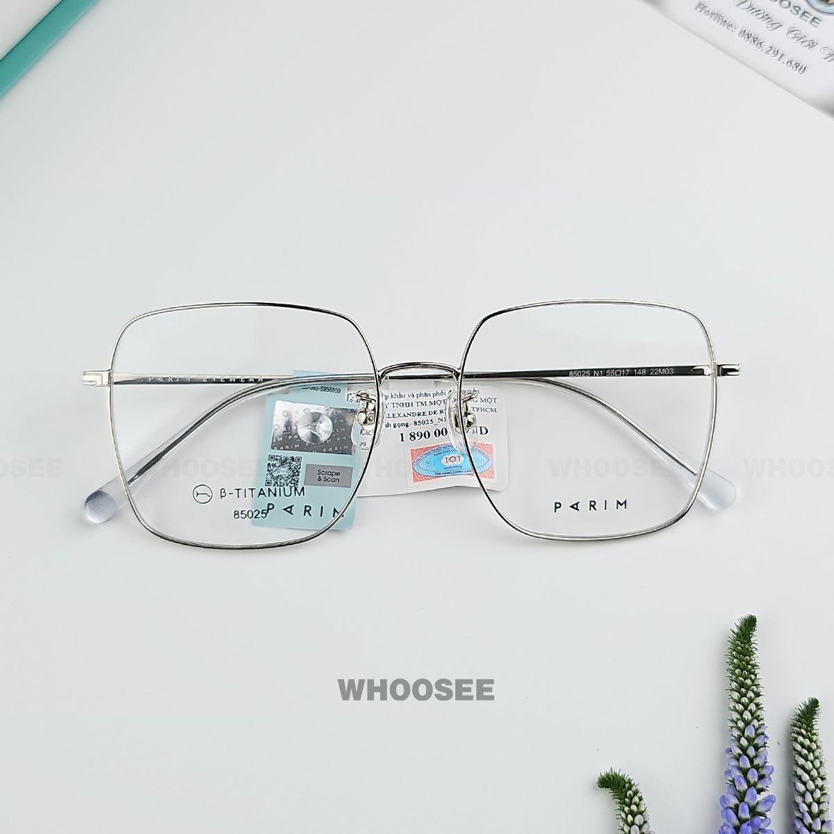 Gọng kính PARIM 85025 N1 - Mắt kính Whoosee